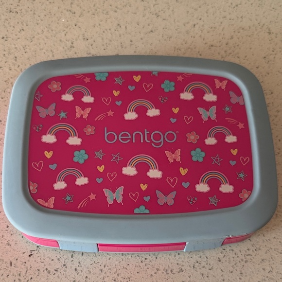 Accessories | Kids Rainbow Lunch Box Pink And Light Blue | Poshmark